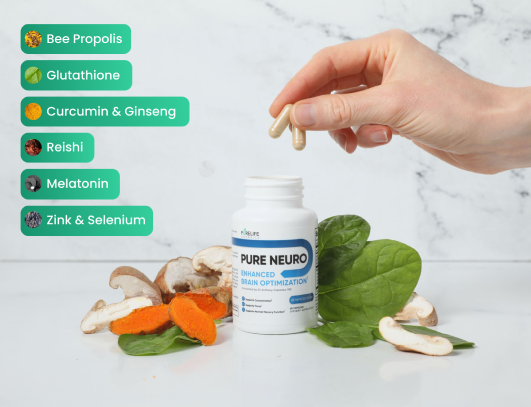 Pure Neuro - Brain Energy & Memory Support Supplement | PureLife Organics
